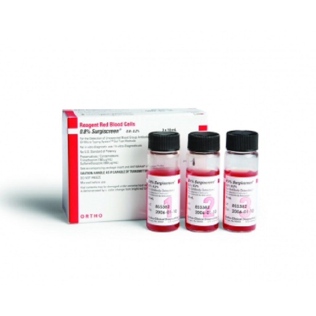 0.8% Surgiscreen (трехэлементный экран) эритроциты